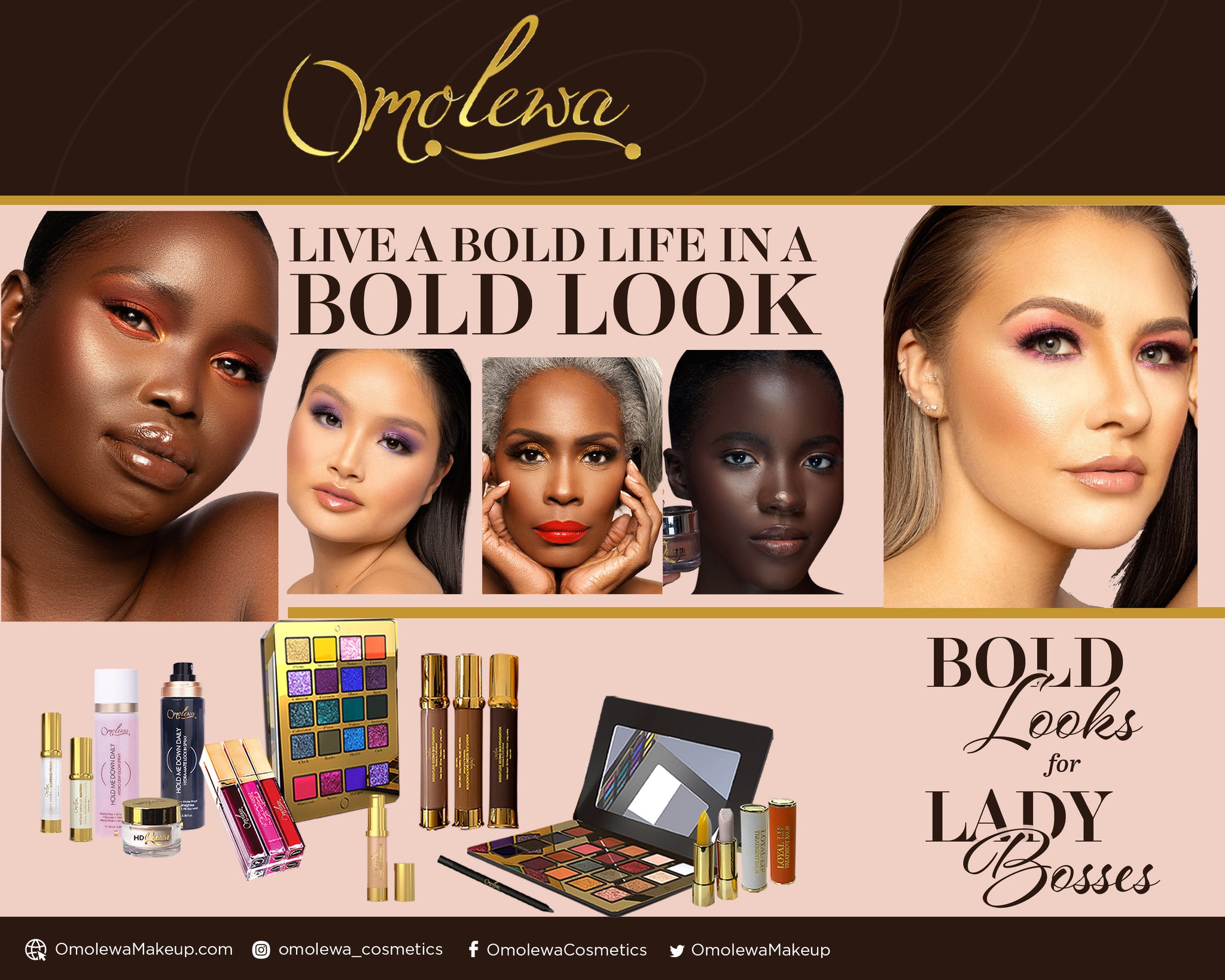 Omolewa Cosmetics | Smudge-Proof, High performance Makeup for Women
